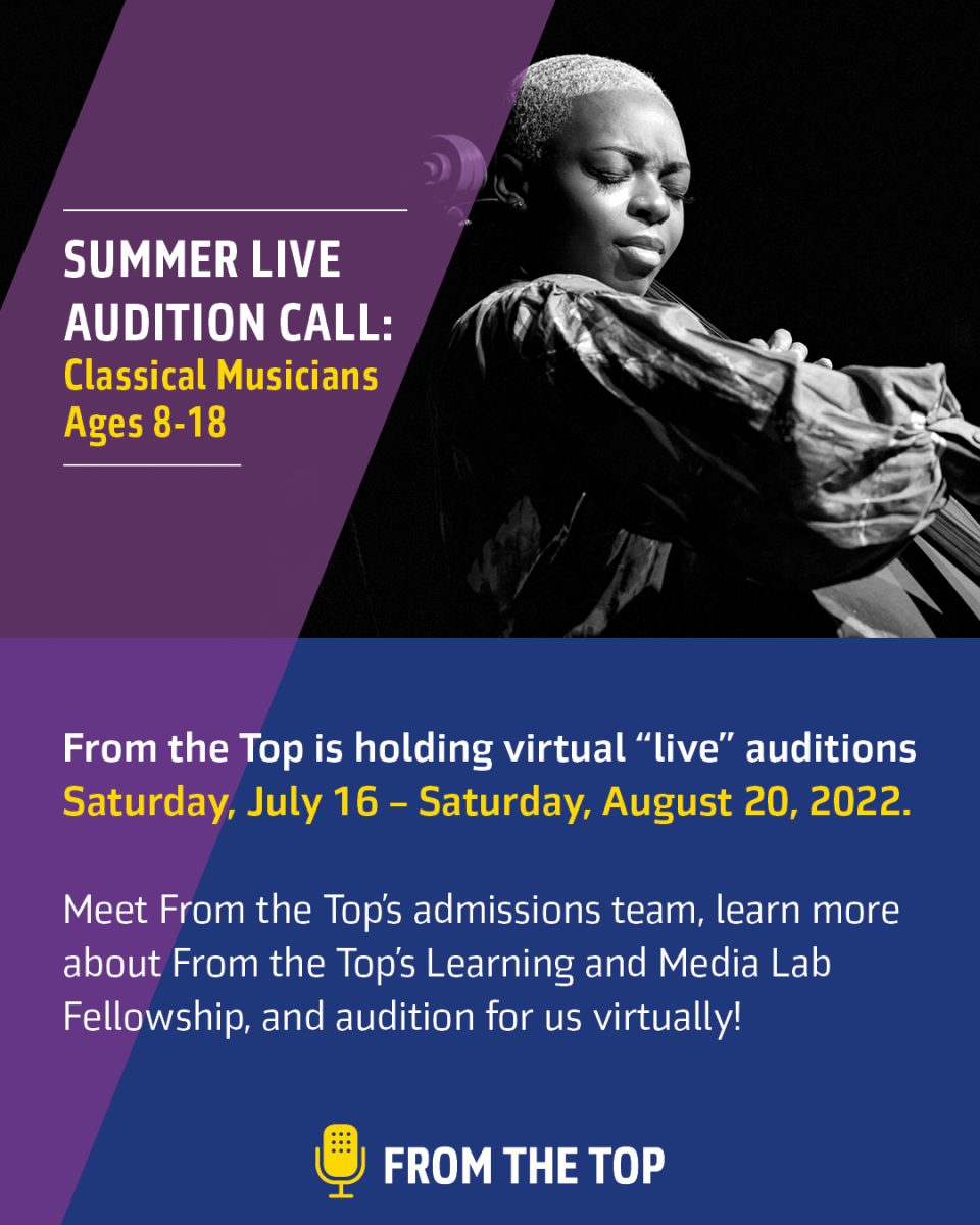 From the Top Virtual "Live" Auditions - From the Top